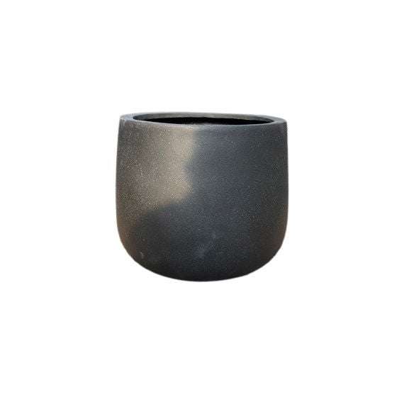 Large Black Planter 49cm - Plant & Pot NZ